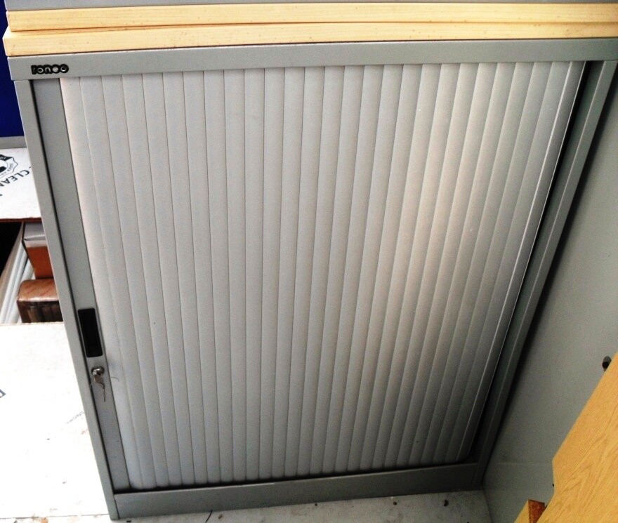 Roneo Tambour Office Cabinet Cupboard A4 Lateral Folder Files Bookshelf ...
