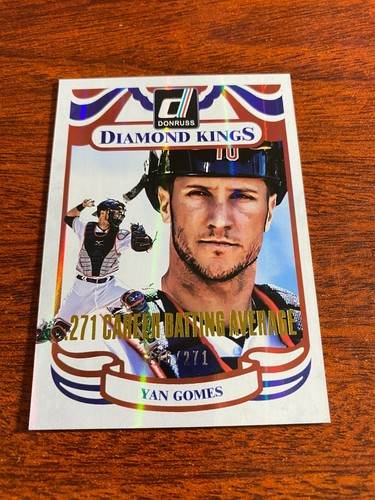 2014 Donruss Diamond Kings #219 Yan Gomes #'d/271 | eBay