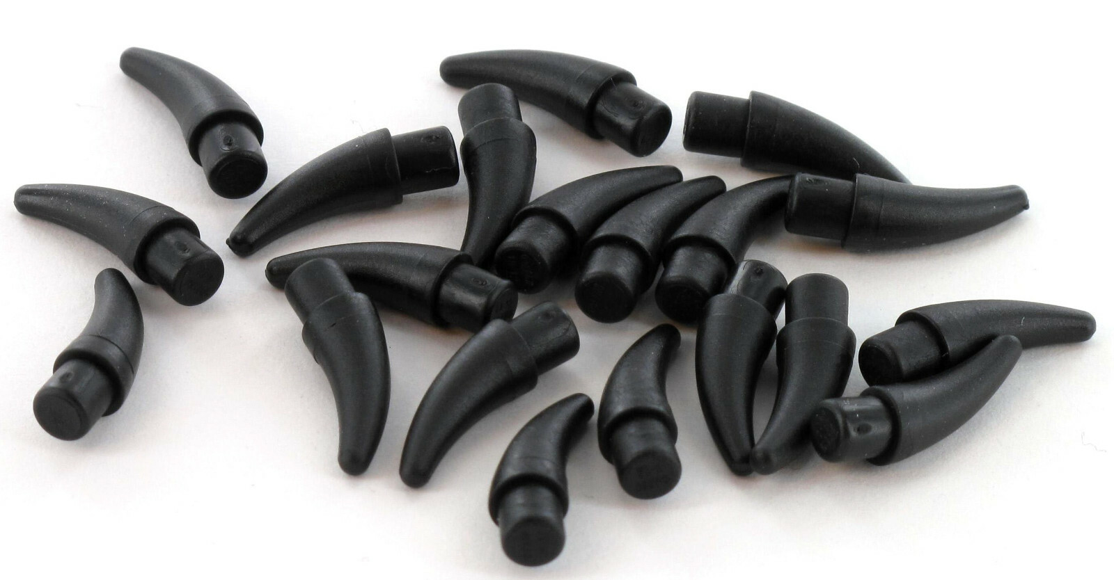 20 Stück LEGO Stein Horn, Zahn, Kralle, Klaue, schwarz, 4568385, 53451 ...
