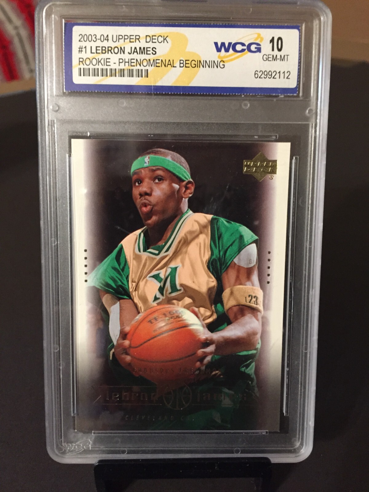 2003-04 Lebron James Upper Deck - ROOKIE Card # 1 - WCG Gem Mint 10 | eBay