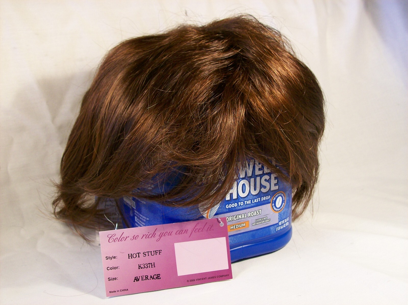 The Wig Company Hot Stuff Wig, Color K337H (Dark Auburn) Average Size ...