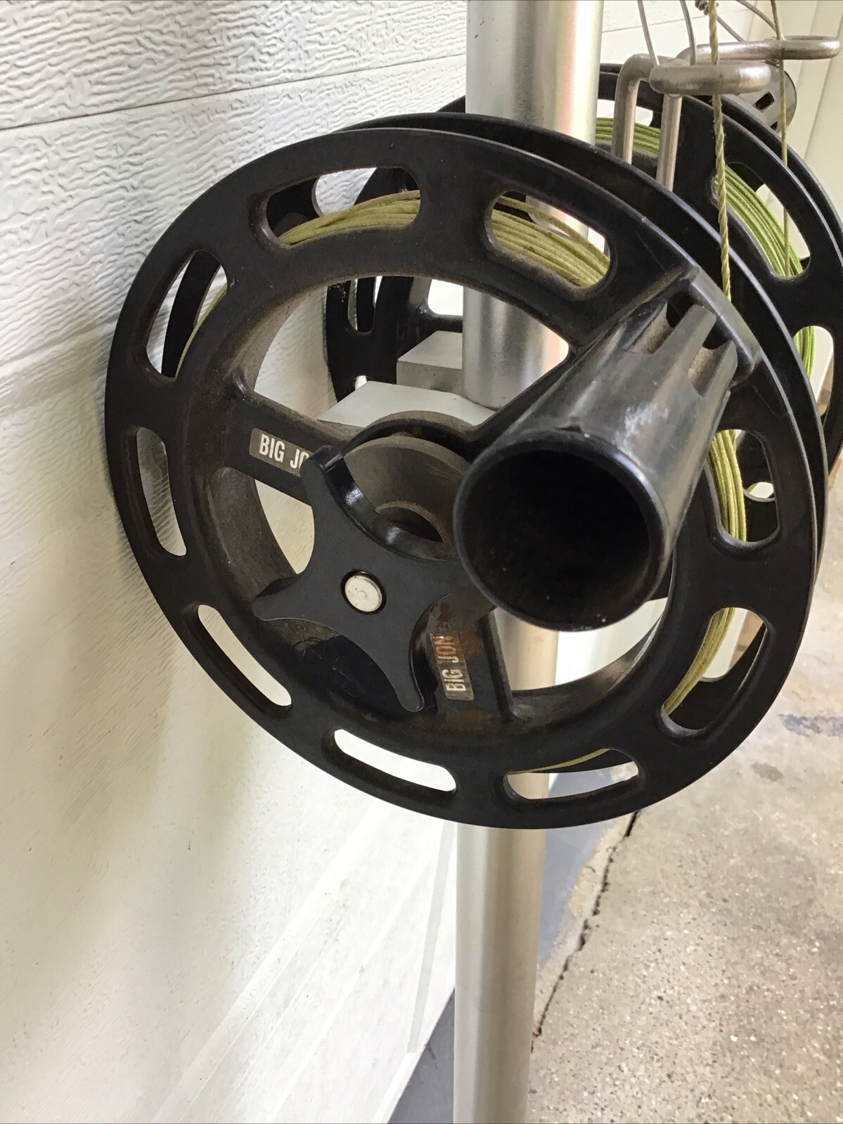 Big Jon Dual Reel Trolling Mast 5' w/ Mounting Base Plate / 4-bolts ...