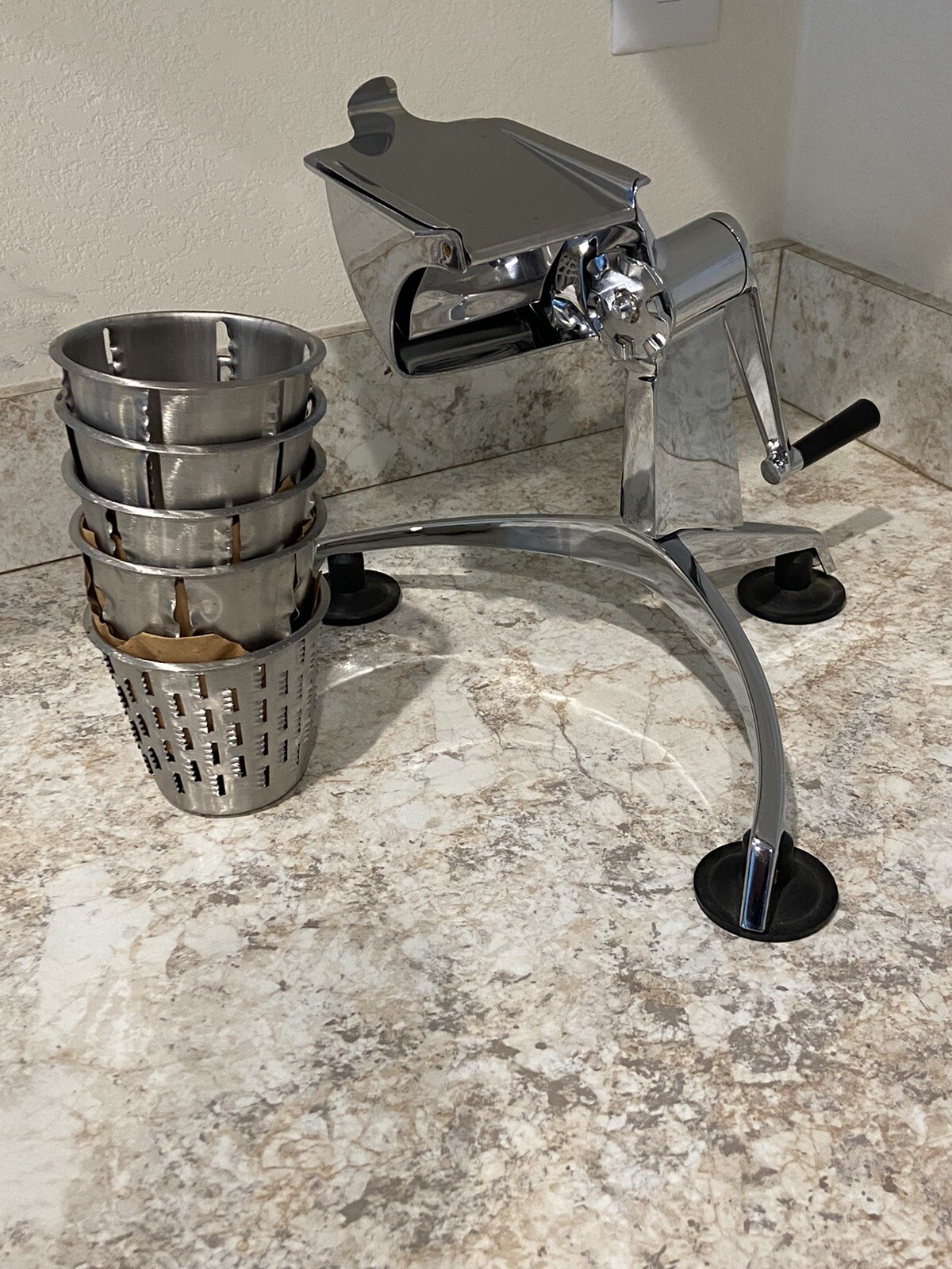 Ultra Cut By Carico Kitchen Cutter Manual Food Processor + Cones | eBay