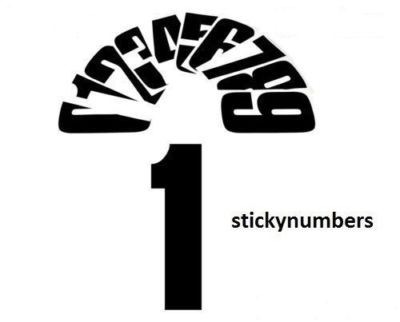 MOTOCROSS ENDURO RACE NUMBERS 4" BLACK | eBay
