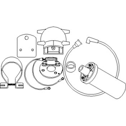 Electronic Ignition & Coil Conversion Kit Fits Ford 2N 8N 9N Tractor 6 ...