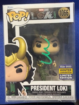 Matt Damon Signed Funko Pop #1066 President Loki Marvel W/Golden ...