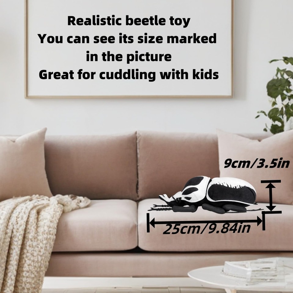 Simulation Goliathus Regius Plush Toy,Royal Goliath Beetle Stuffed ...