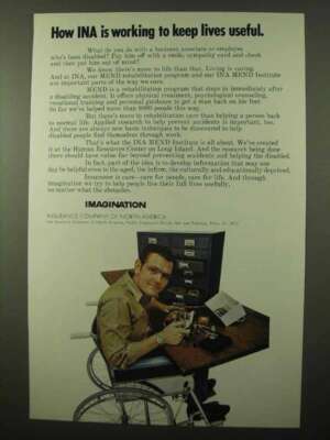 1969 Insurance Company of North America INA Ad - Useful | eBay