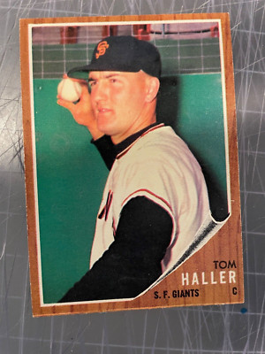 1962 TOPPS #356 TOM HALLER SAN FRANCISCO GIANTS BASEBALL CARD NM/MT | eBay