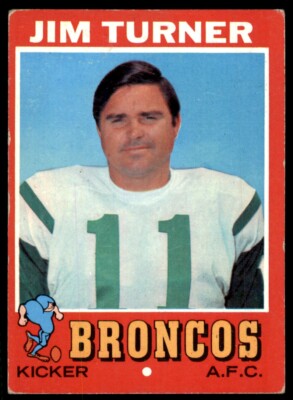 1971 Topps Jim Turner Denver Broncos #136 | eBay