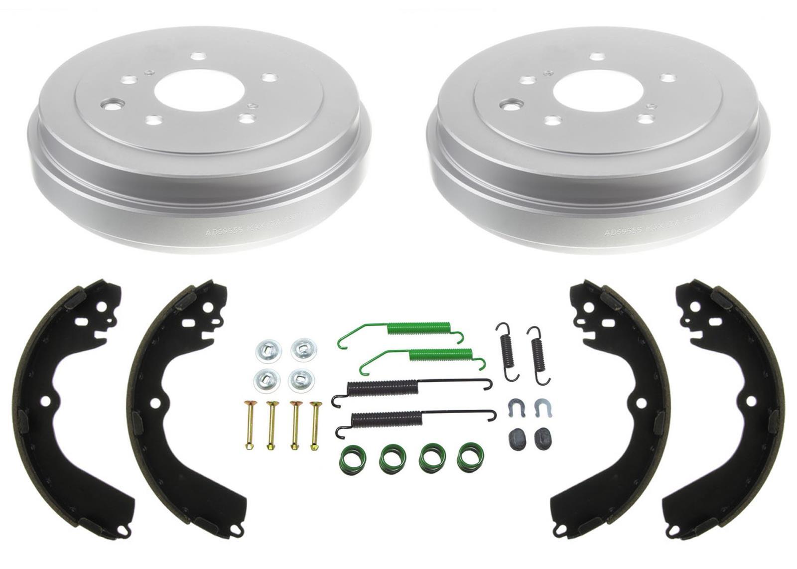 Rear Brake Drums Rear Brake Shoes Hardware for Nissan NV200 2013-2021 ...