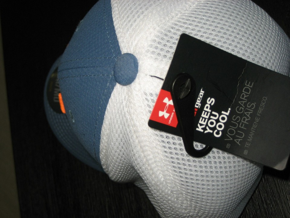 New Under Armour golf baseball hap cap Youth SM/MD stretch blue ...