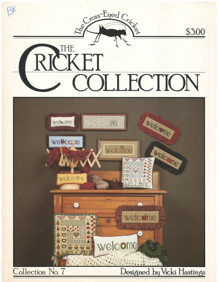 3 - THE CRICKET COLLECTION - Cross Stitch Patterns #32,35,& Collection ...