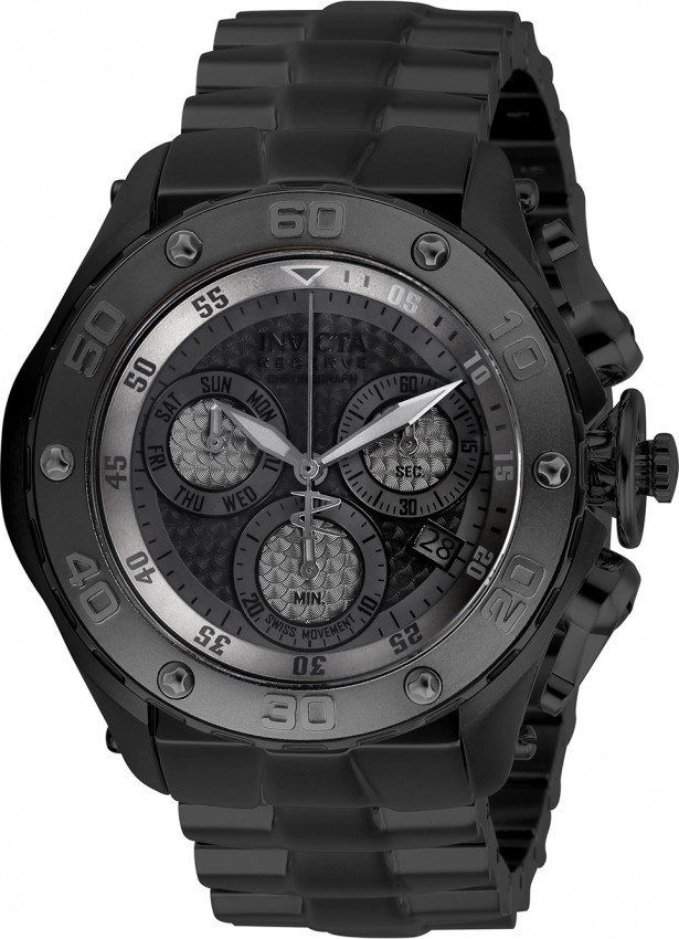 New Mens Invicta 26571 Reserve Excursion Swiss Chronograph Black ...