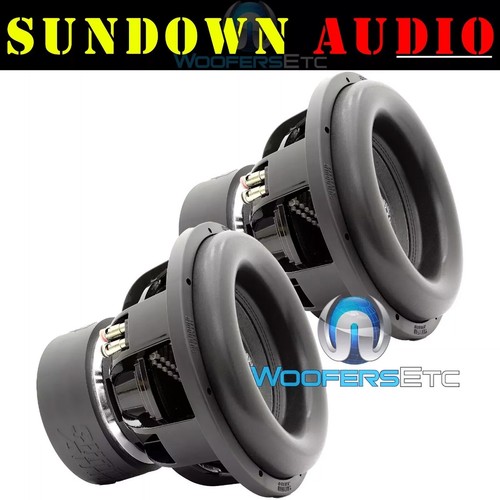 2 SUNDOWN AUDIO X-12 V.3 D1 PRO 12" DUAL 1-OHM 2000W RMS BASS ...