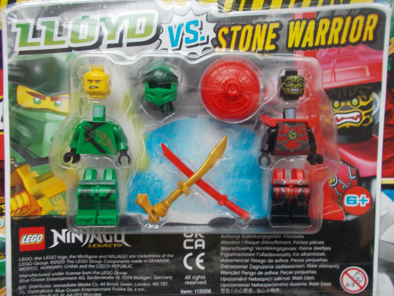 NEW LEGO NINJAGO FOIL PACK MINIFIGURE & WEAPON KAI LLOYD ZANE JAY NYA ...