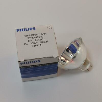 PHILIPS 15V150W Bulb FIBRE OPTIC Lamp 6423FO EFR MR16 Endoscope Light ...