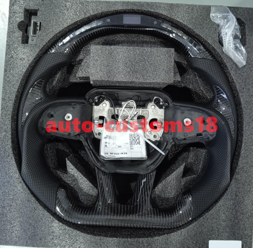 LED Carbon Fiber Steering Wheel For charger challenger hellcat durango ...