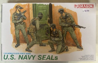 Dragon Models Kit #3017 (1992): 1/35 U.S. Navy Seals 'Elite Force ...