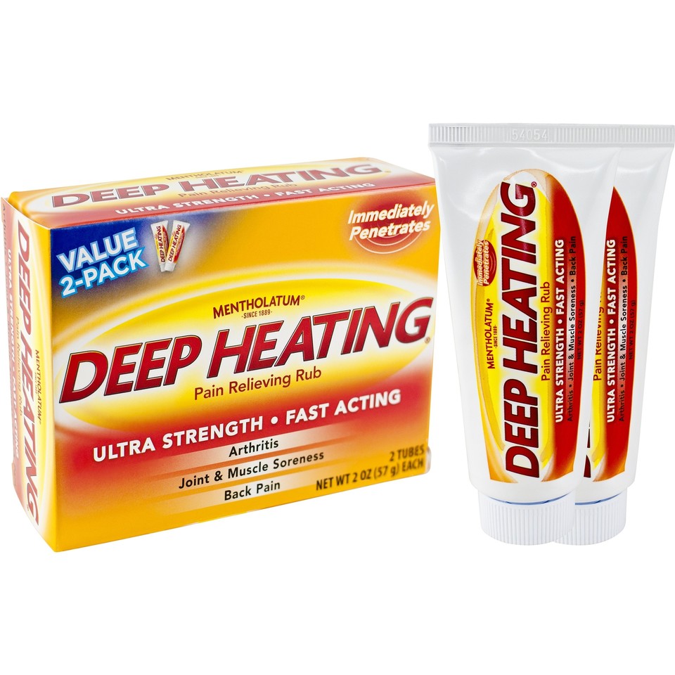 Mentholatum Deep Heating Arthritis Pain Relieving Rub Ultra Strength ...