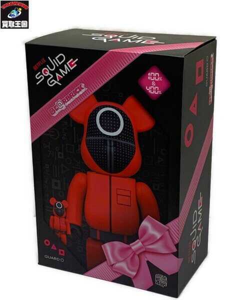 BE RBRICK SQUID GAME GUARD 100 400 Unopened Bear Brick Used BE RBRICK SQUID GAME GUARD 100 400 Unopened Bear Brick Used