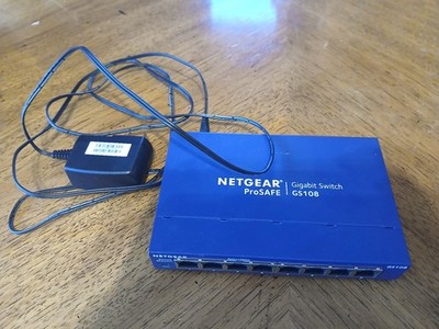 NETGEAR GS108 ProSafe (GS108-400NAS) 8 Port Standalone Gigabit Ethernet ...