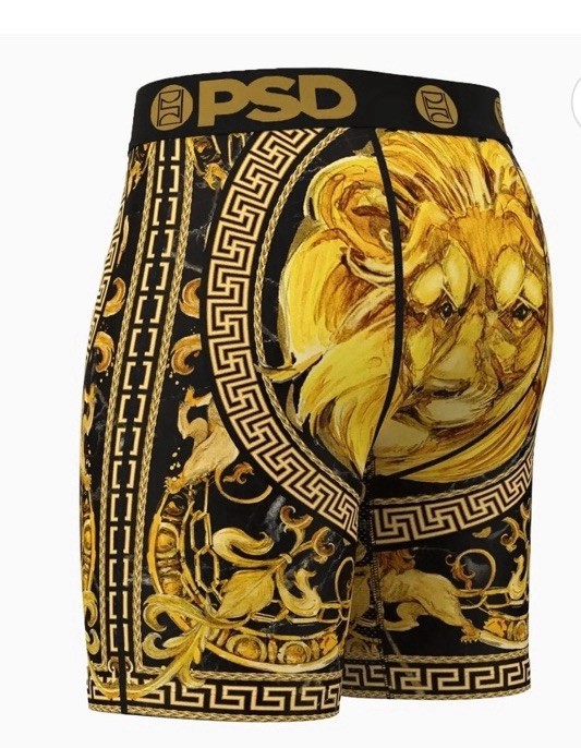 PSD GREEK GOLD Boxer Brief Gold Black Size L Men’s Underwear | eBay