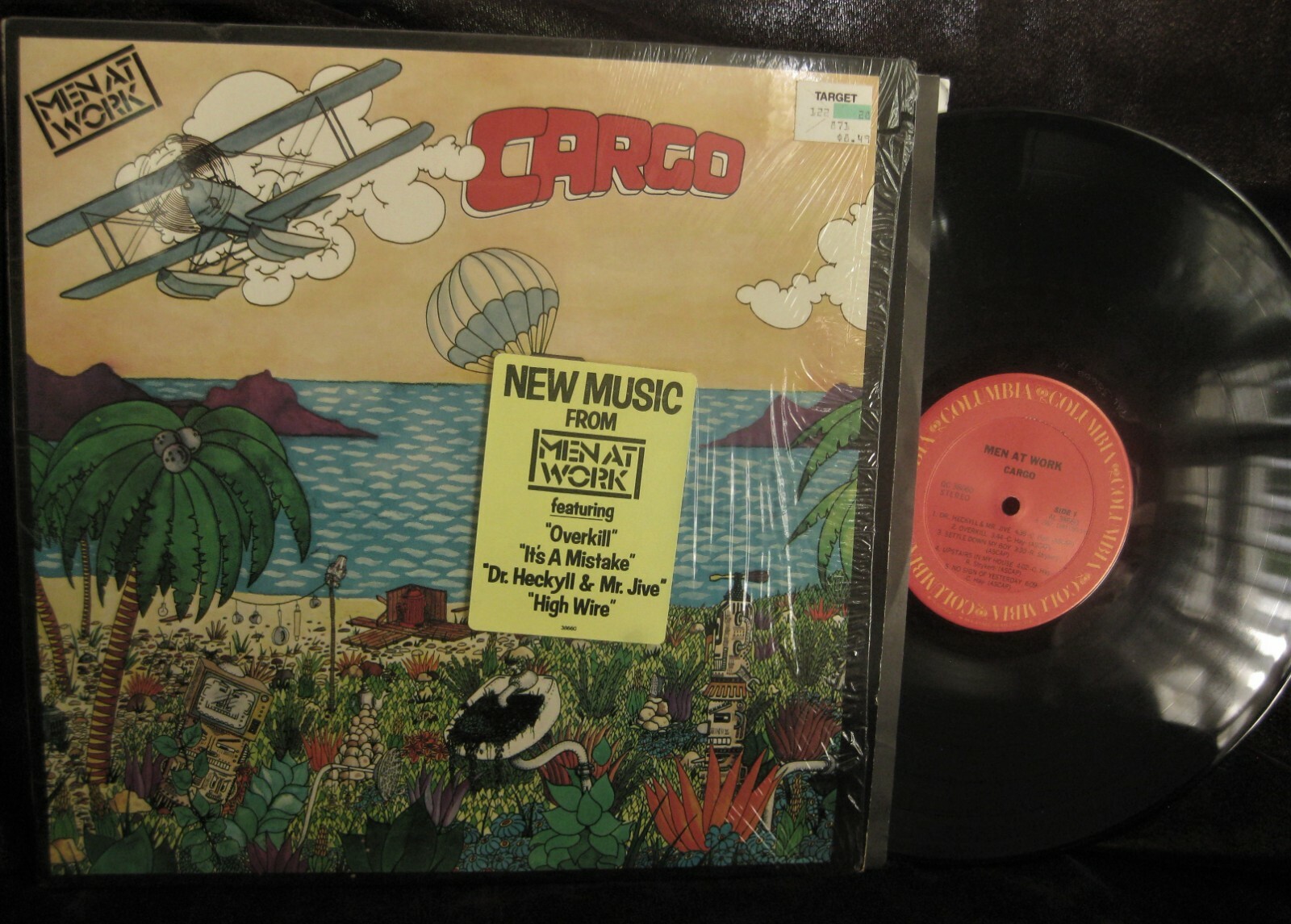 (EX) Cargo MEN AT WORK Vinyl LP 1982 Columbia Records QC 38660 in ...