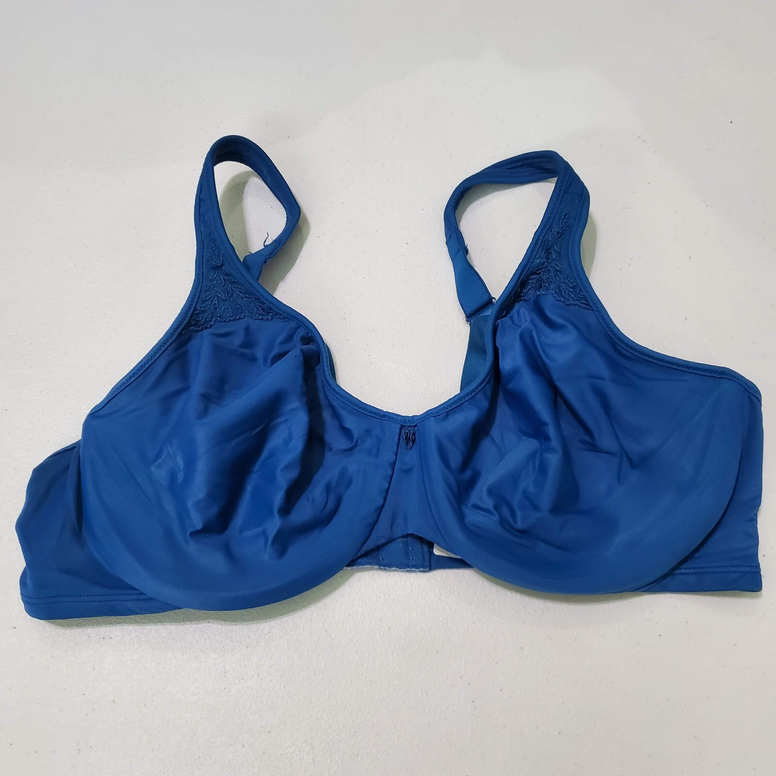 Bali Women Bra 38D Blue T Shirt Unlined Underwire Adjustable Straps | eBay