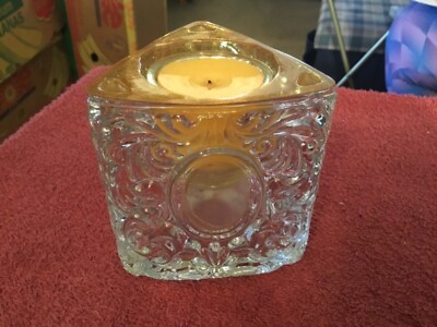 Avon Triangle Shaped Votive Candle Holder | eBay