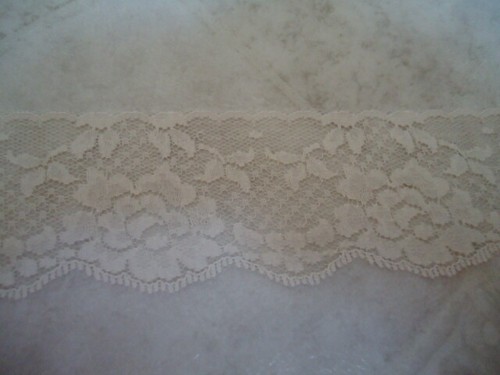 Ecru Flat Chantilly Lace Scalloped Bottom Edge 1 Yard X 2” Wide | eBay