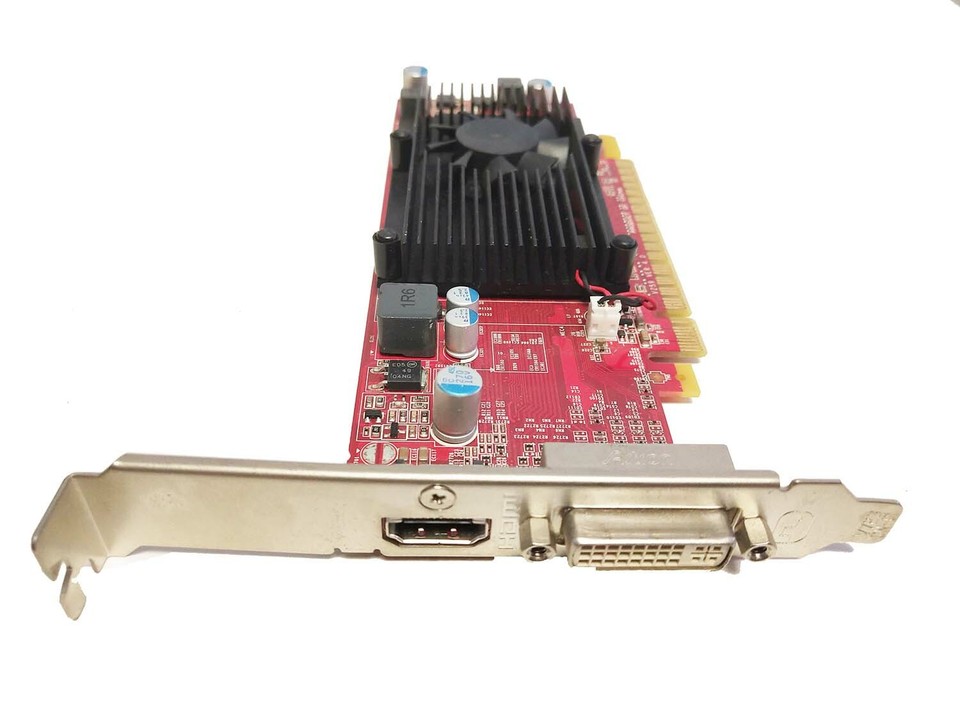 FOR HP nVIDIA GT705 1GB EMU2 DVI HDMI DDR3 PCI-E x16 Graphics Card ...