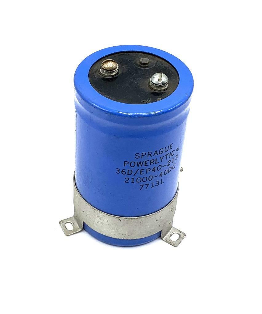 Sprague Powerlytic 36D/EP40-213 Capacitor 21000 uF 40 VDC | eBay