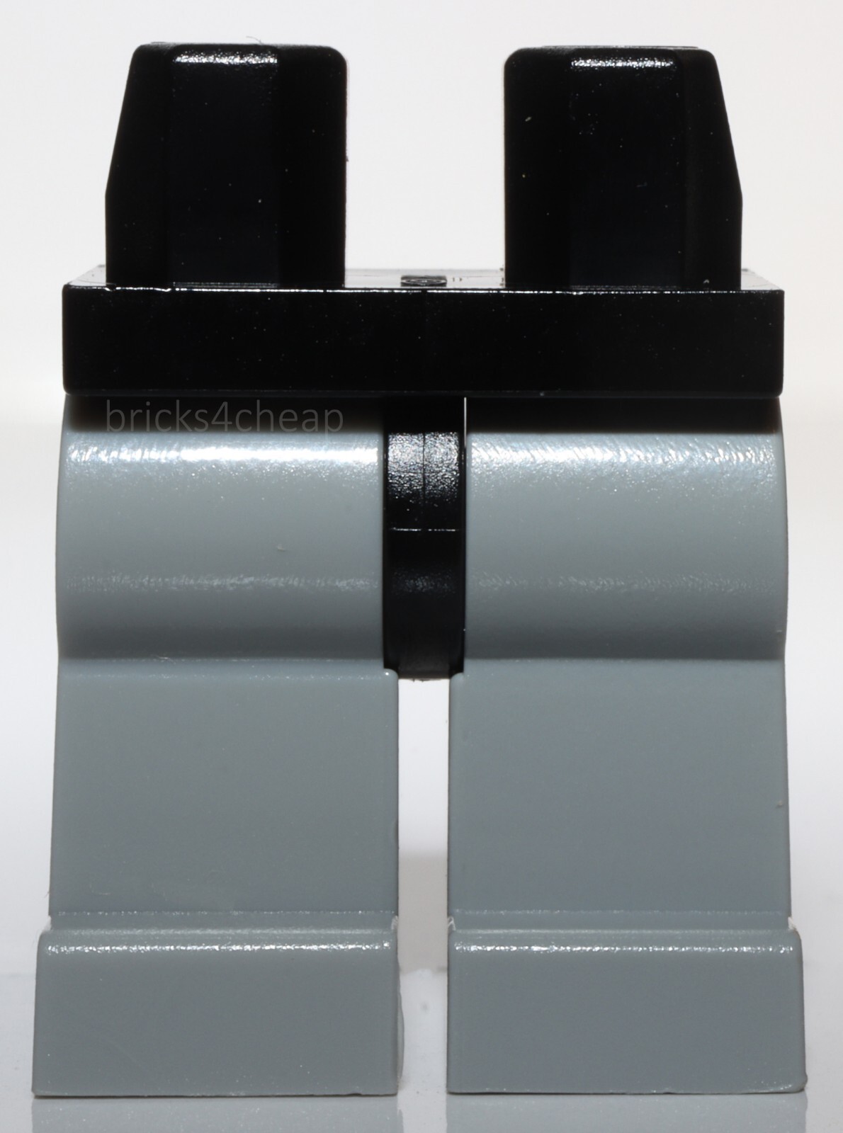 Lego Light Bluish Gray Minifig Legs with Black Hips | eBay