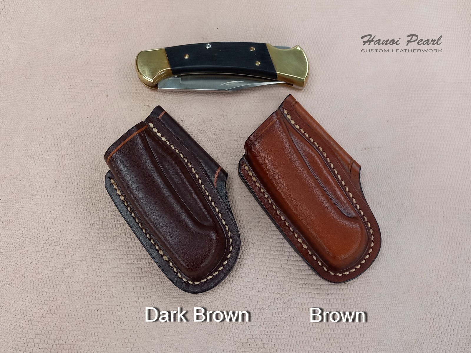 Custom Left Handed Scout Carry Leather Sheath for Buck 112 Ranger | eBay