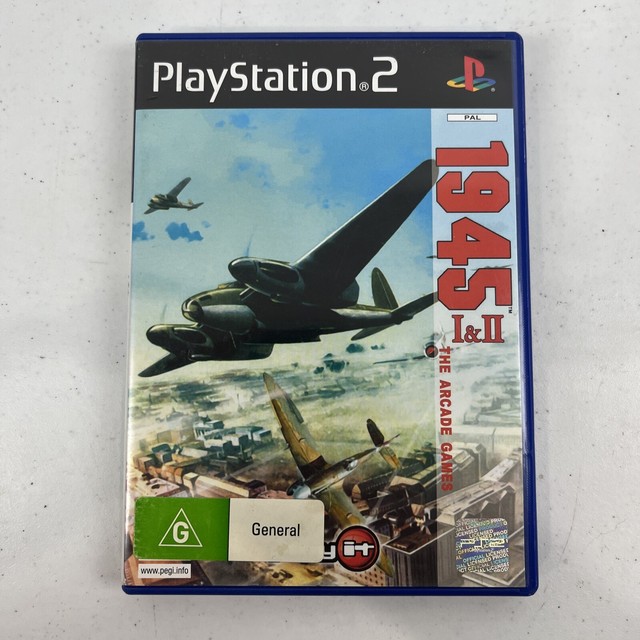 1945 I & II The Arcade Games Sony PlayStation 2 Ps2 PAL Complete With ...