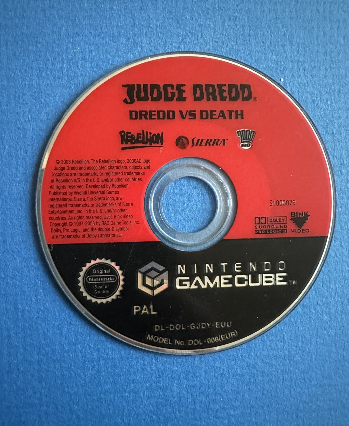 Judge Dredd vs Death Nintendo GameCube Game Disc Only - Free Postage ...