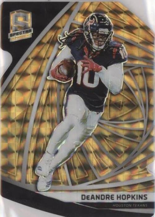 2019 Panini Spectra - DeAndre Hopkins #80 Neon Orange Prizm Die-Cut /10 ...