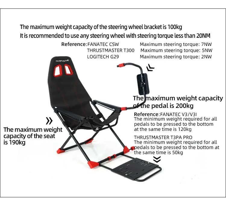 XTC Play Seat From Happygame Gaming Chair Racing Seat Gaming Seat ...