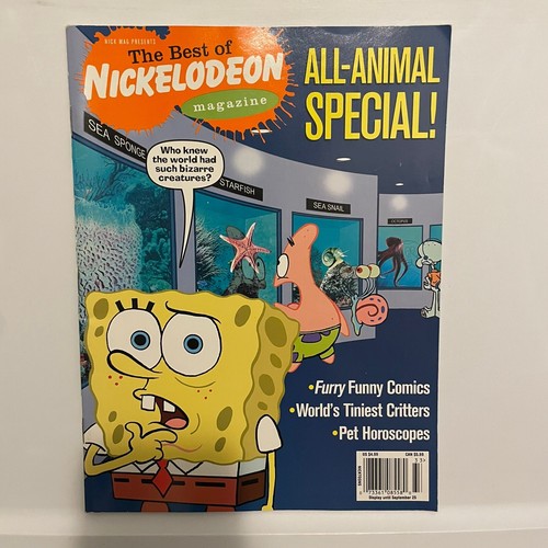 Best of Nickelodeon Fall '07 Issue #22 - SpongeBob All Animal Special ...