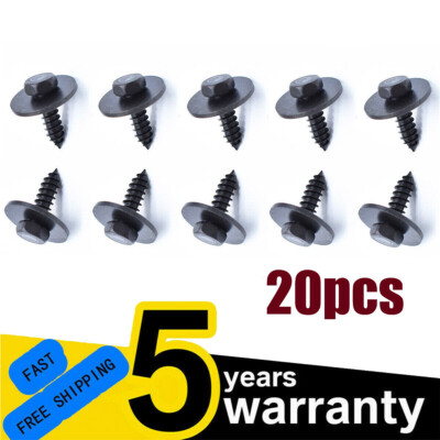 20Pcs For BMW Hex-Head Self-Tapping Socket Bolt/Screw Washer Bumper ...