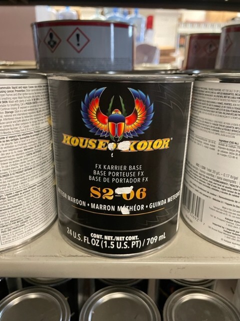 House of Kolor S2-06 Meteor Maroon FX Carrier Base | Quart | S206 | 1qt.