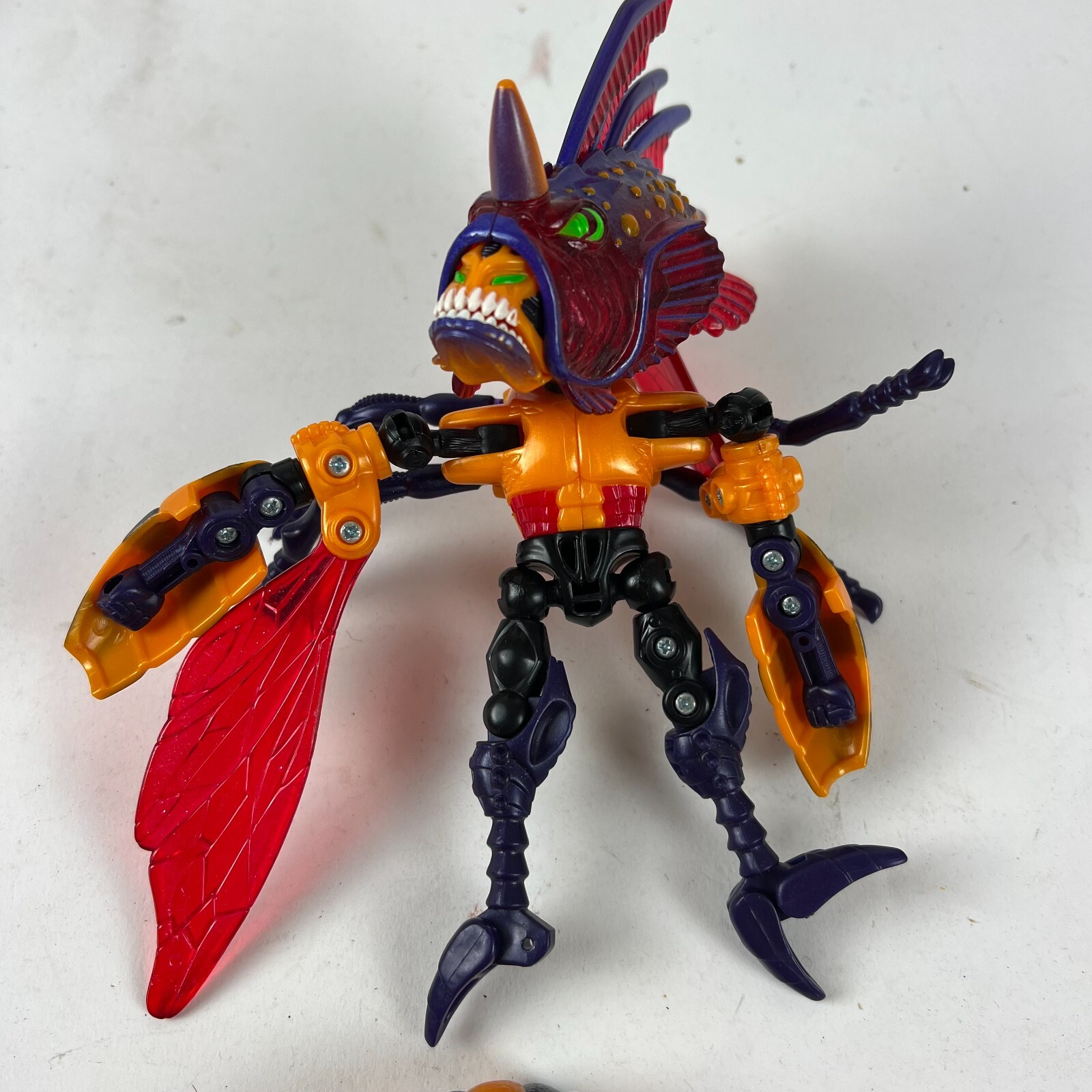 VTG 1997 Hasbro Transformers Fuzors Beast Wars Injector Figure Hornet ...