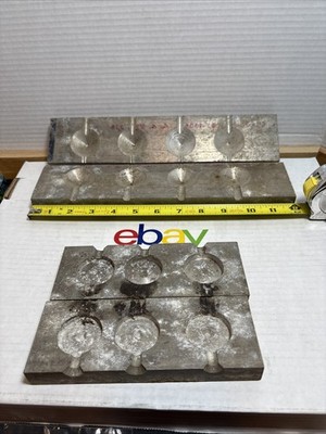 2 Sinker Fishing Weight Molds | eBay