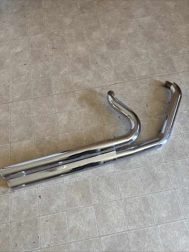 Supertrapp Exhaust Pipes Big Dog Saxon Harley Softail Chopper Titan Rigid RSD | eBay