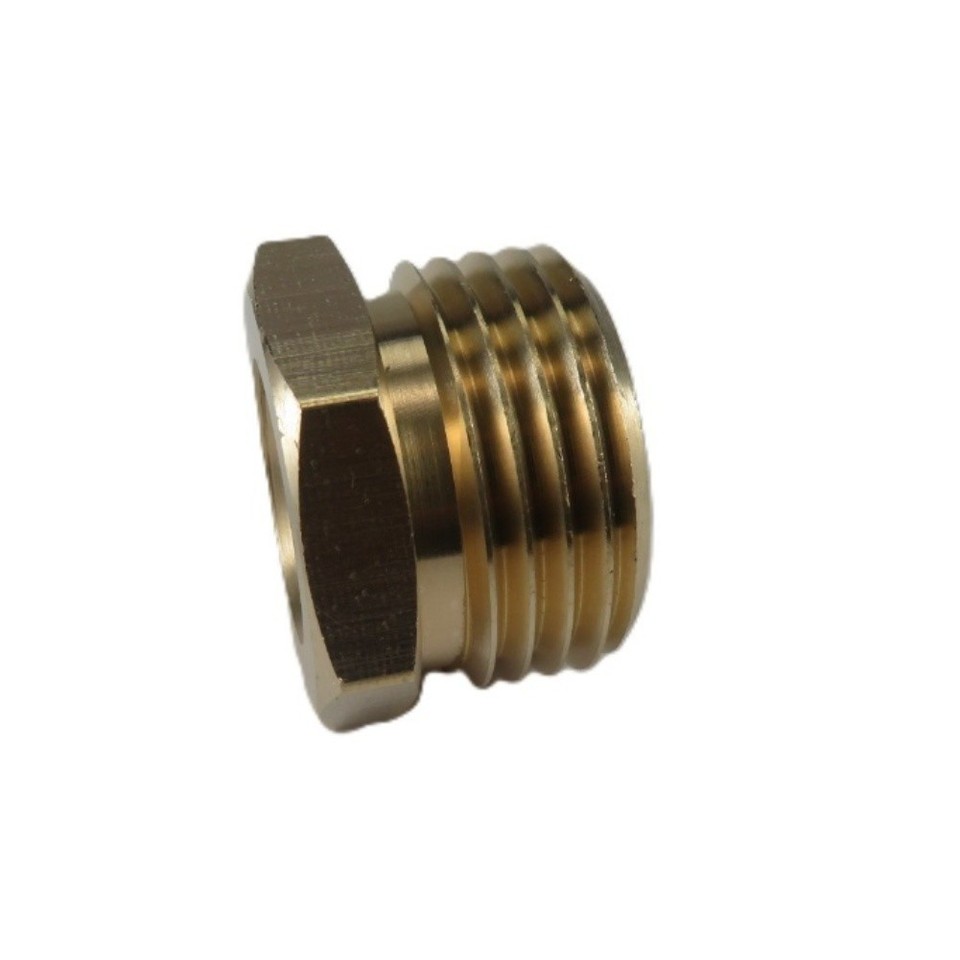 4Pcs Brass Hose Bushing 34 GHT Male to 38 NPT Female Connector Adapter ...