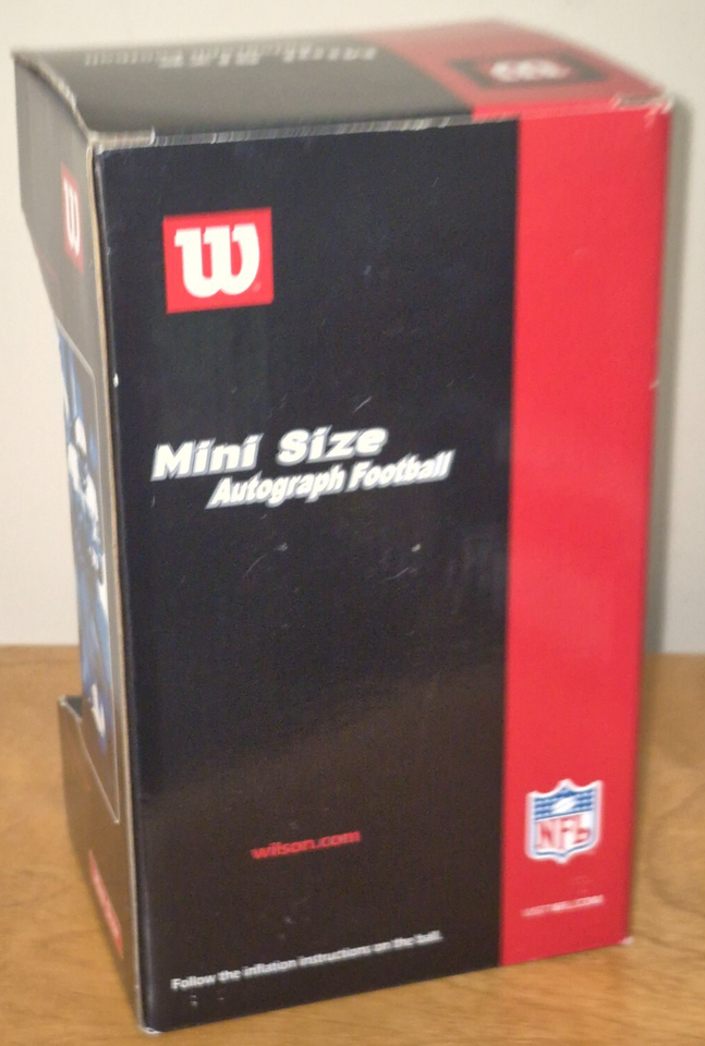 Tommy Nobis #60 Signed Autographed Mini Football NEW (No COA) | eBay