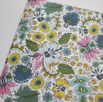 Anna Maria Horner Flannel Fabric Drawing Garden Floral OOP Quilt FAT ...