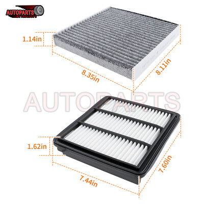 For Honda Civic 2022-2024 Engine & Cabin Air Filter 80291-TF3-E01 ...