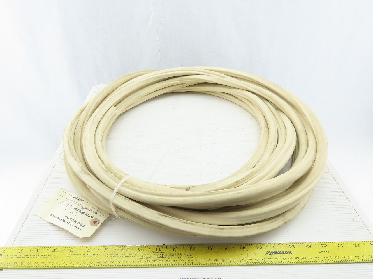 Rotex 132168 EPDN Seal Strip White 250°F 51' for sale online | eBay